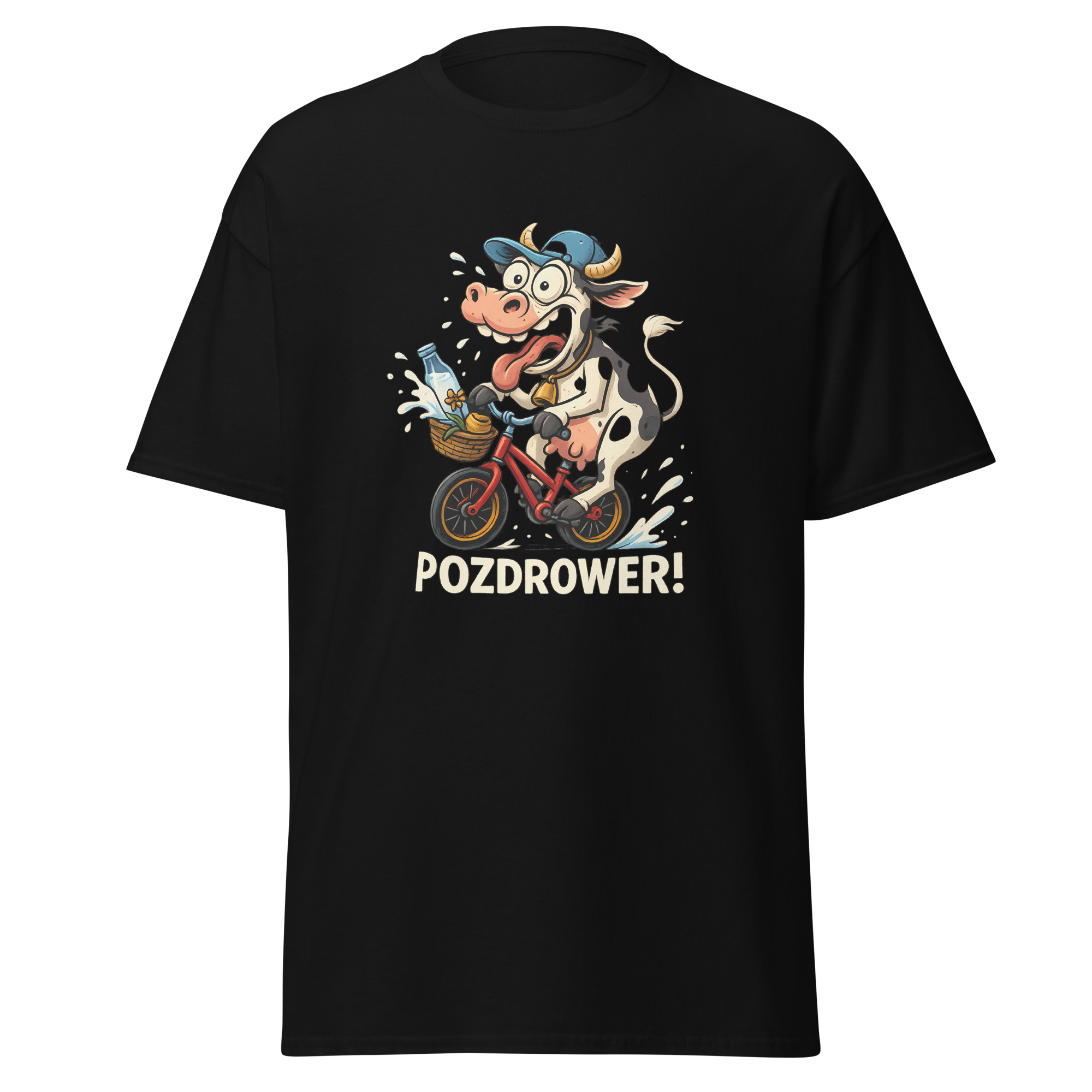 Krowa na rowerze - Pozdrower